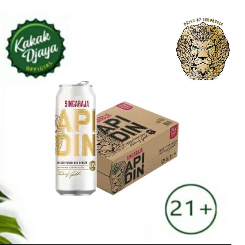 Jual Apidin Beer Singaraja Apidin Bir Apidin 320 Ml 24 Can Apidin ...