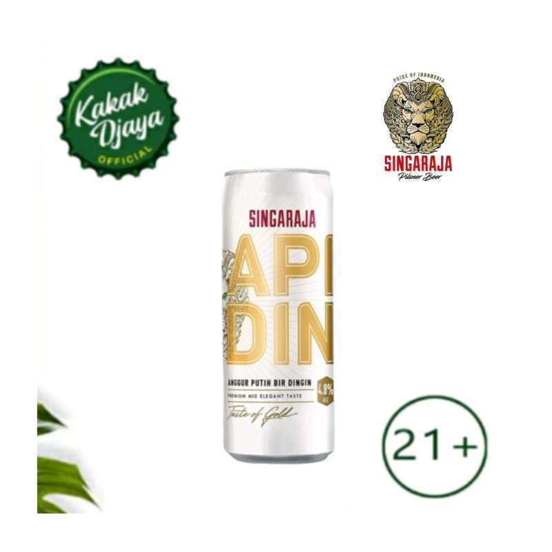 Jual Apidin Beer Singaraja Apidin Bir Apidin 320 Ml 24 Can Apidin ...