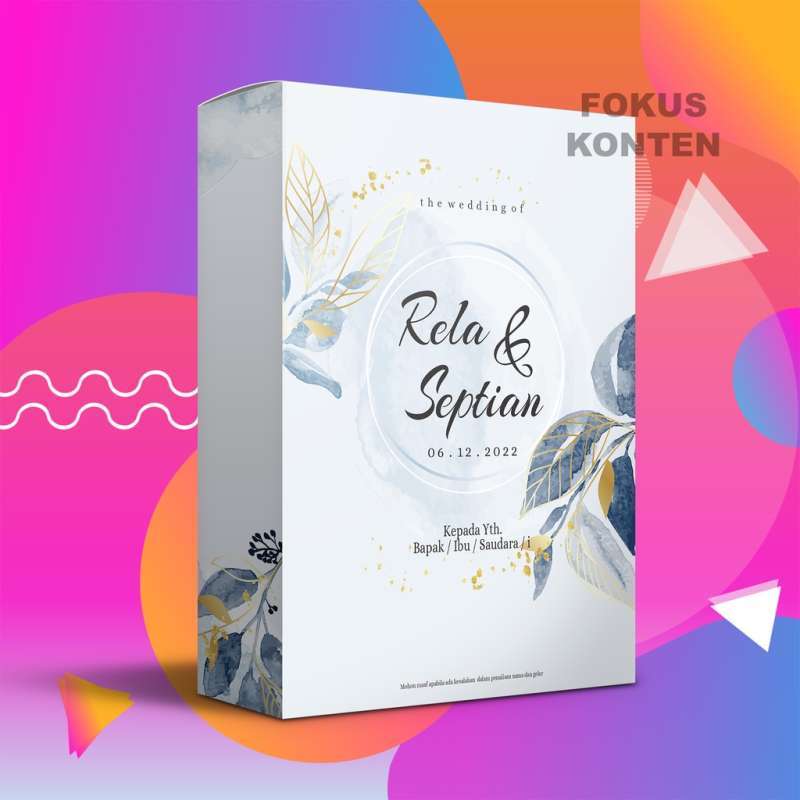 Promo 10 Desain Undangan Potrait Exlusive PSD CDR Diskon 86% di Seller Fokus Konten - Sukatenang ...