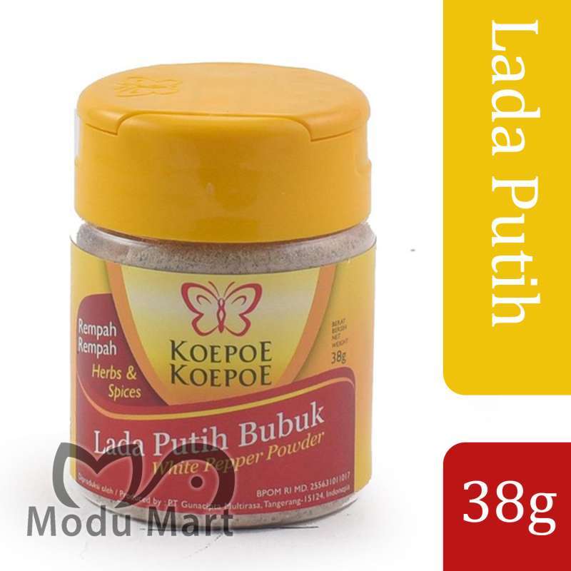 Promo KOEPOE KOEPOE Lada Merica Putih Bubuk 38g - Cap Kupu Kupu White ...