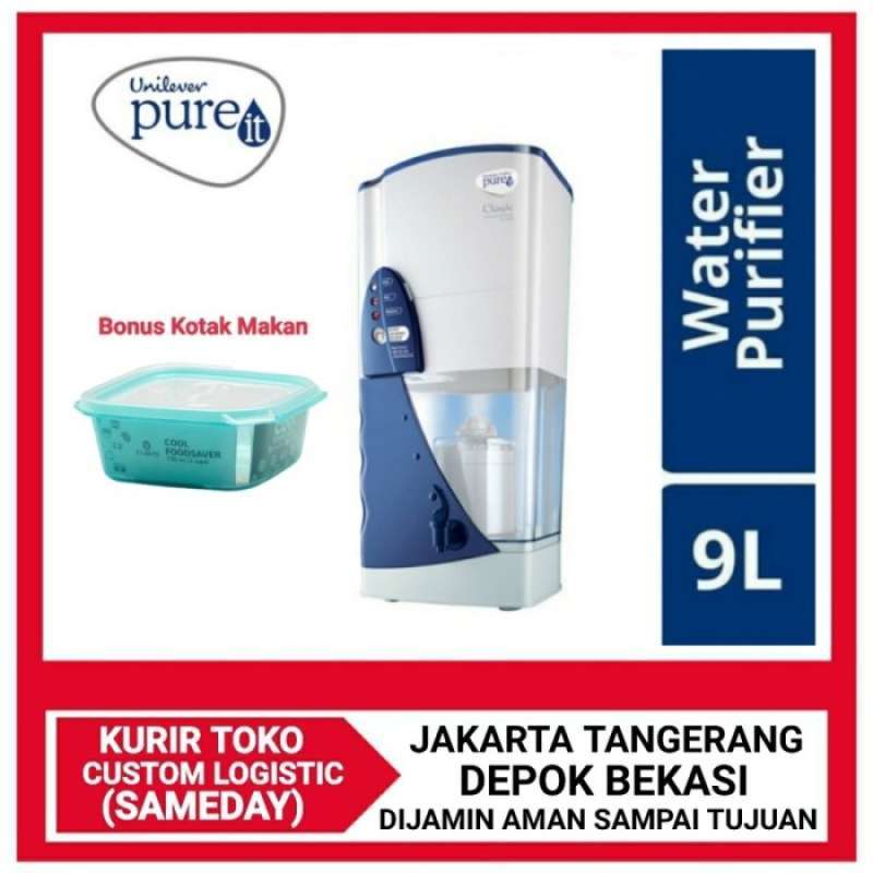 Promo Unilever Pure It Dispenser Air Classic Blue - 9L Diskon 15% di ...