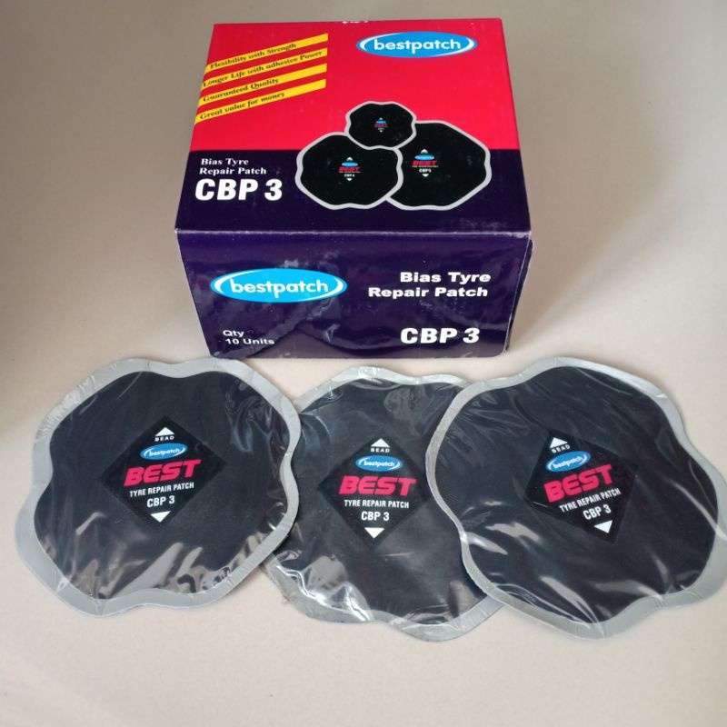 Jual Cbp 3 - Bestpatch Karet Tambal Ban Luar - Bestpatch - Ukuran 100x100mm 1biji/1lembar/1pcs ...