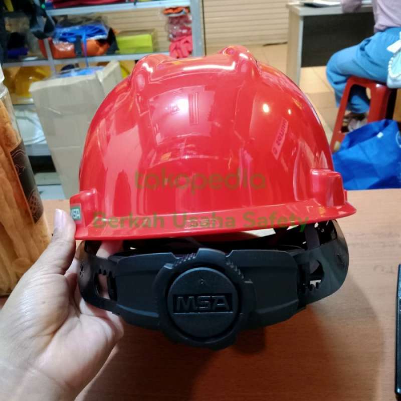 Jual Helm Safety Msa Ori V-gard Fastrack Warna Merah Di Seller Vexana ...