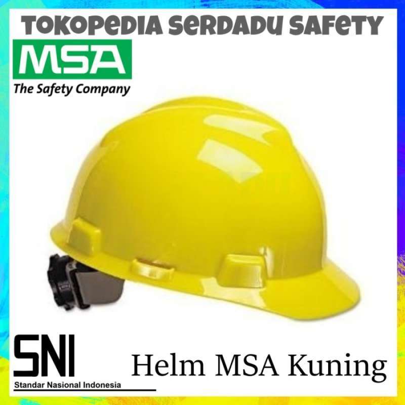 Promo Helm MSA Kuning Original Fasetrack / Helm MSA KUNING FASETRACK ...