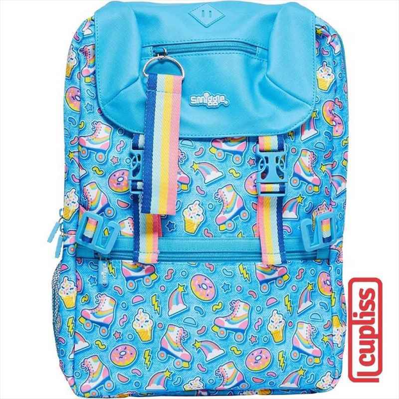 Jual Smiggle Backpack 445103 Foldover Bright Blue Bag Tas Anak Di ...