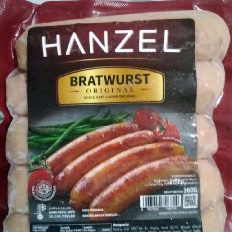 Jual Sosis Hanzel Bratwurst Original Di Seller Hana Frozen Sentiong ...