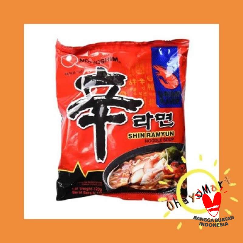 Jual Nongshim Shrimp flavor/ Shin Ramyun Noodle Soup/ ramen rasa udang ...