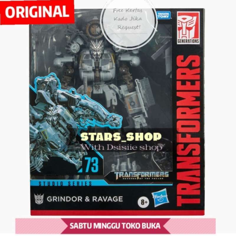 Promo Transformers Studio Series 73 Leader Class Grindor & Ravage ...