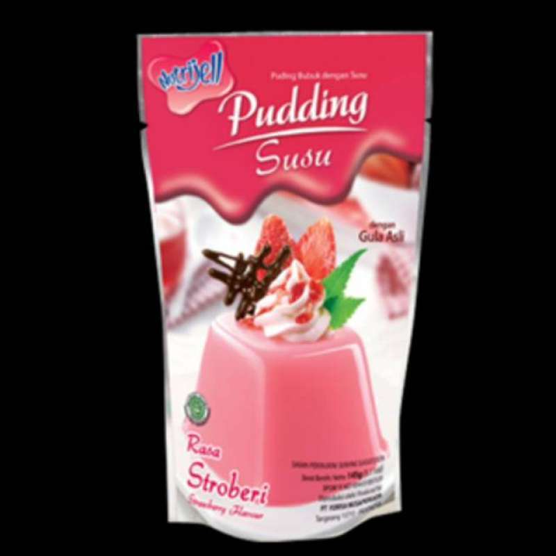 Jual Nutrijell Pudding Susu Strawberry [145 g] di Seller Toko simi20 ...