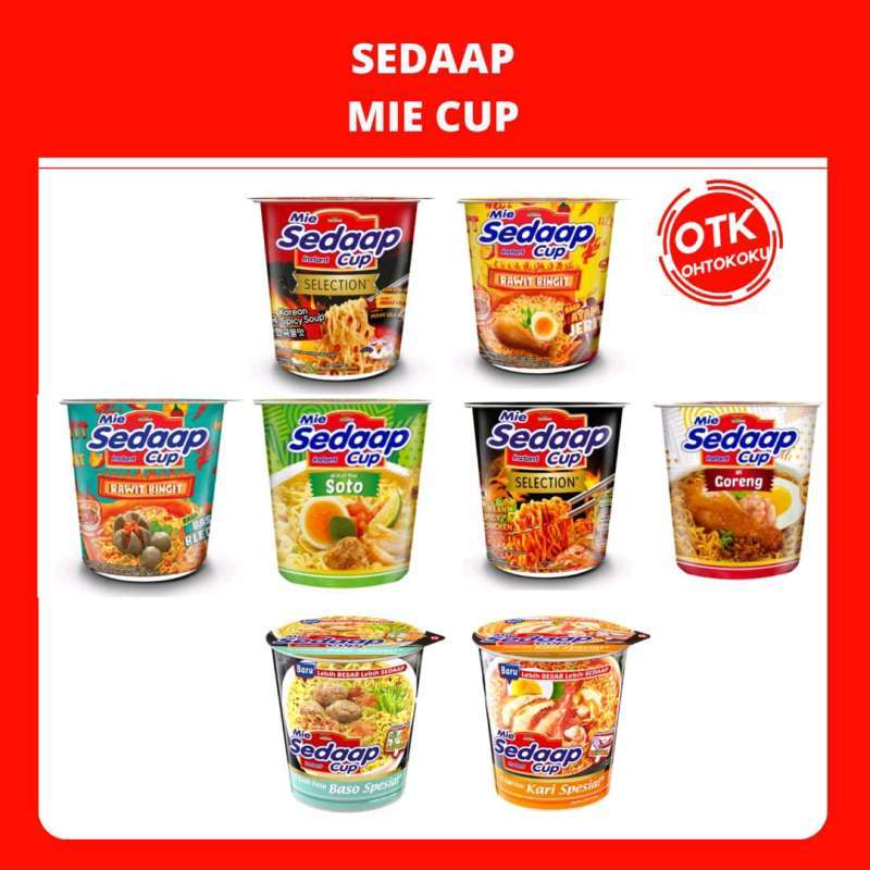 Jual MIE SEDAAP CUP ALL VARIAN di Seller Ohtokoku Serba 99 - Tanjung ...