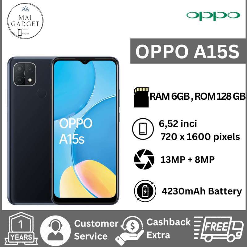 Jual Oppo A15s Ram 6/128 Gb Bergaransi 1 Tahun Di Seller Maigadget ...