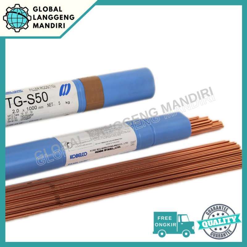 Jual Kawat Las Argon Tig Besi Tgs-50 2.0mm (1pak) Familiarc Er 70 Tgs50 ...