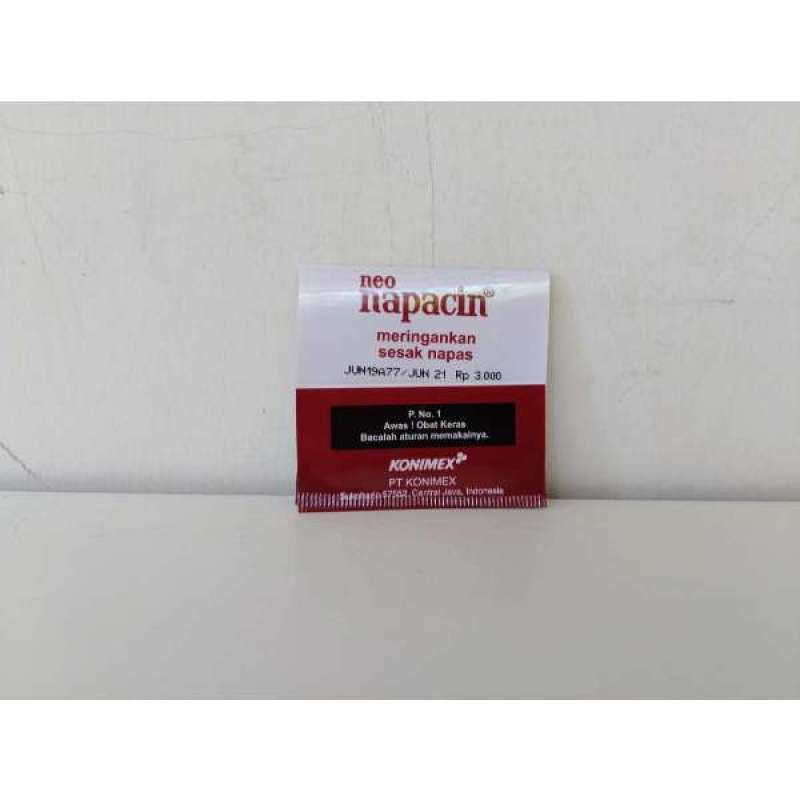 Jual Neo Napacin Obat Sesak Napas Tablet Di Seller Toko Ampm ...