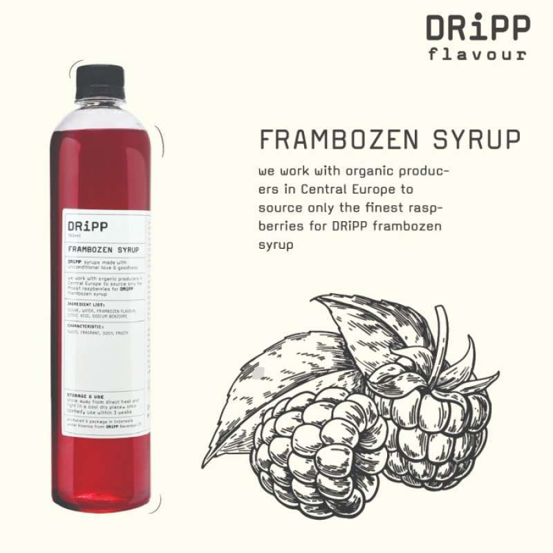 Jual Dripp Frambozen Syrup - Sirup Frambozen di Seller Sahabat Horeca ...