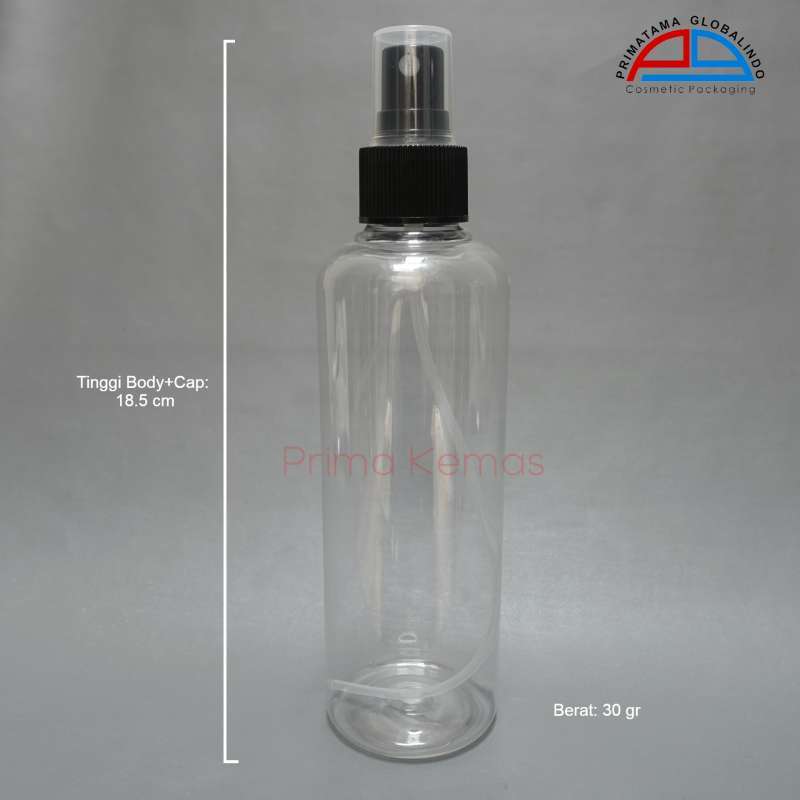 Jual Botol Sprayer 250 ml - botol kosmetik 250 ml - botol skincare Pet 250 ml Natural Sprayer di ...