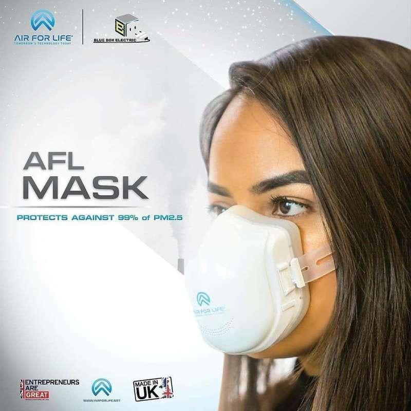 Jual Afl Wearable Air Purifier 3m Hepa Nano Ion Silver Filtrate Carbon ...