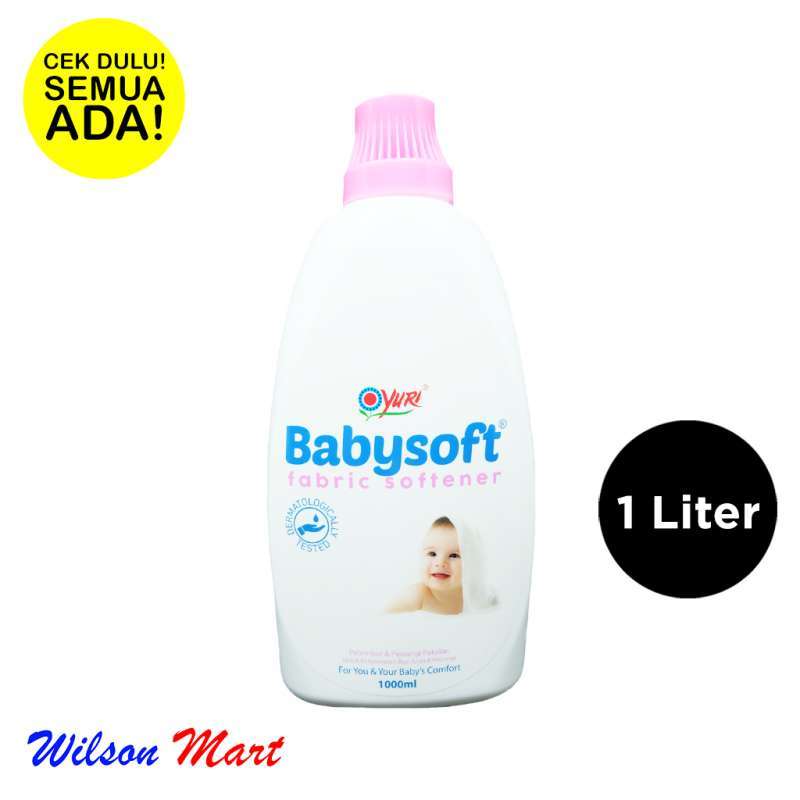 Jual Yuri Babysoft Fabric Softener 1000 Ml 1 Liter Botol Baby Soft Di ...