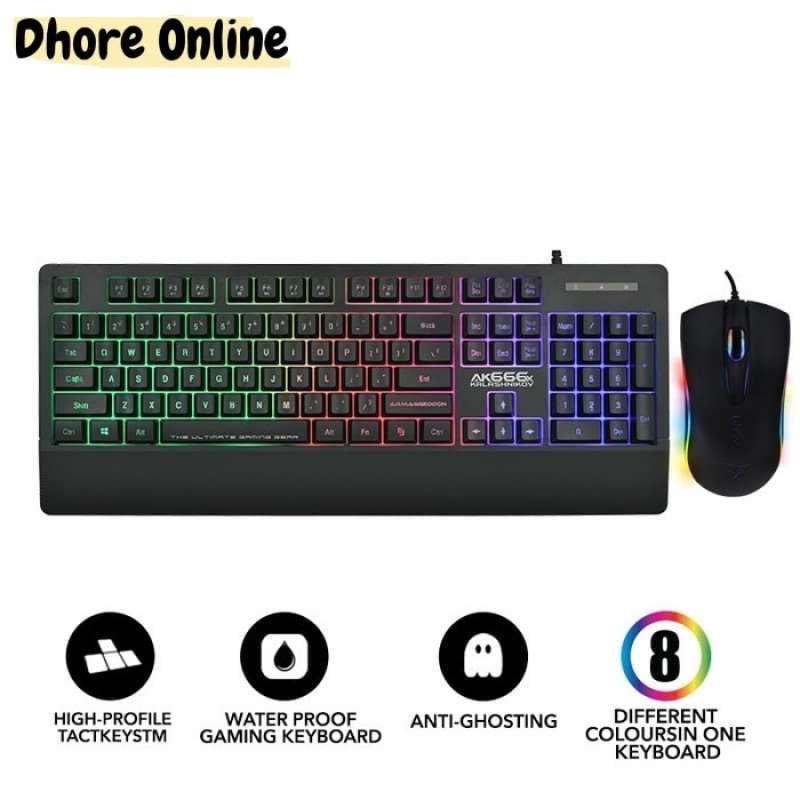 Jual RECOMMENDED KEYBOARD COMBO ASIC 9 ARMAGGEDDON AK666X MEMBRANE ...