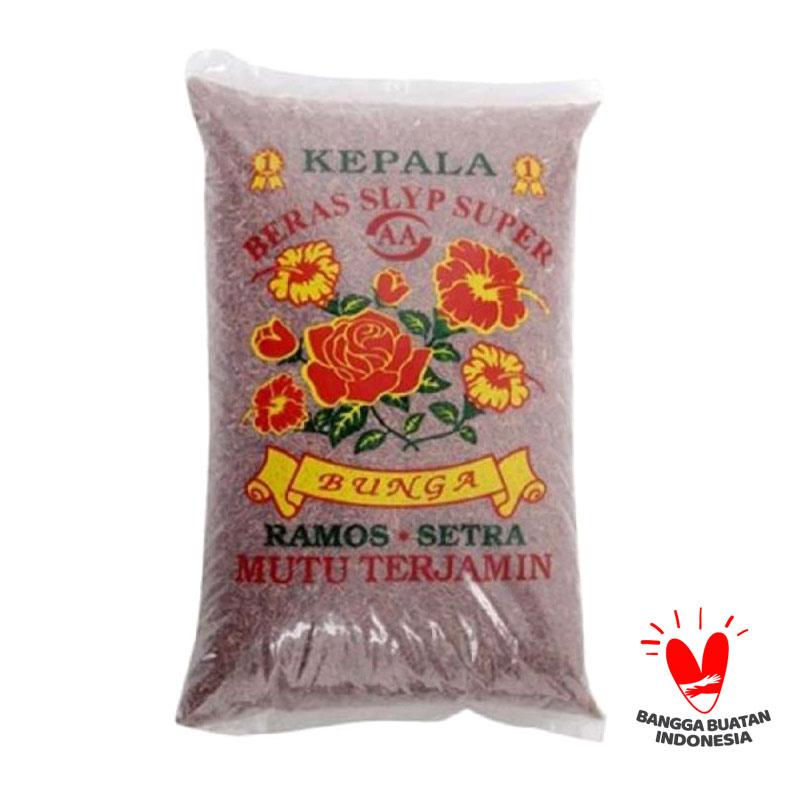 Jual Beras Merah Cap Bunga Semi Medium 5kg [Kemasan Repack] di Seller ...