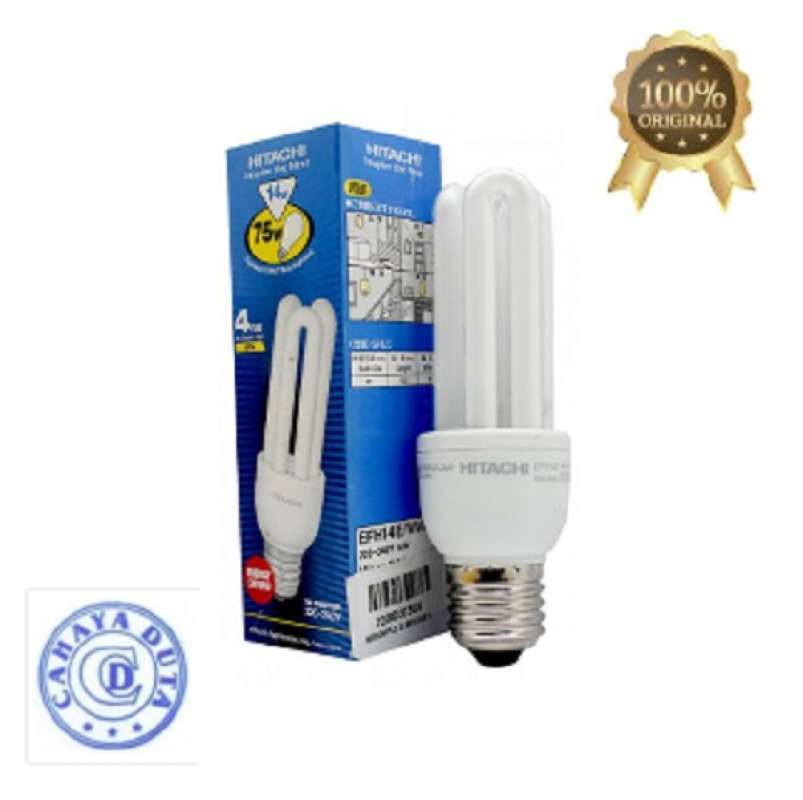 Jual Lampu 20w Bohlam Lampu Essential Plc Hitachi E27 (efh20w/3u) Di ...