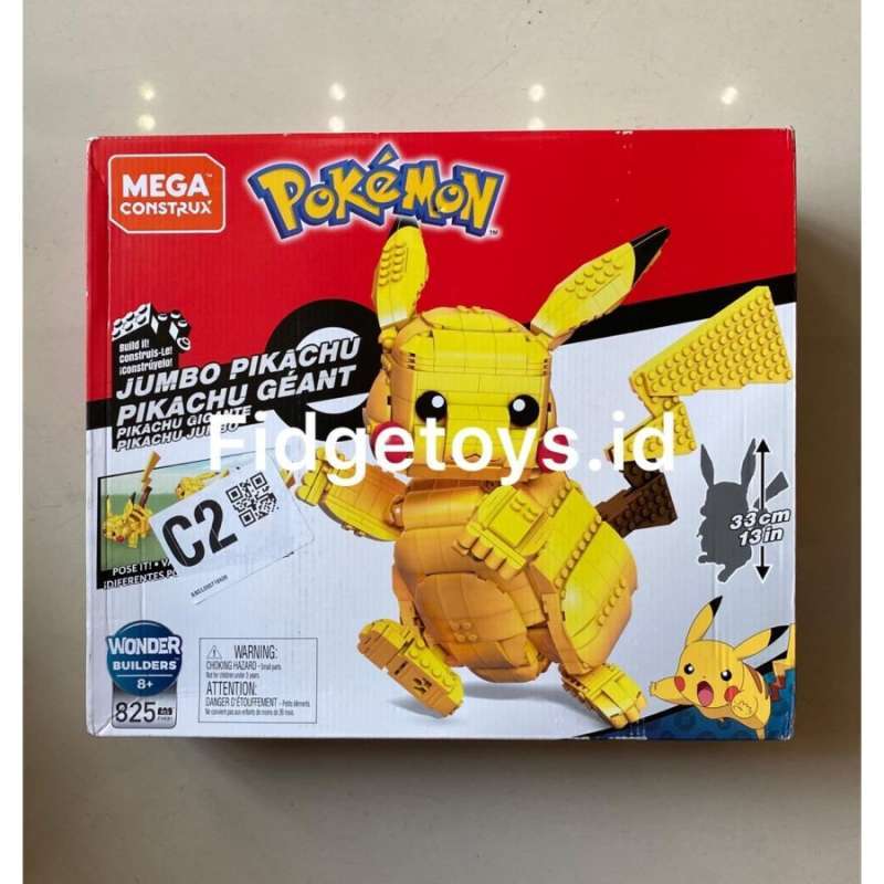 Jual (preorder) Lego - Brick Mega Construx Pokemon Jumbo Pikachu Di ...