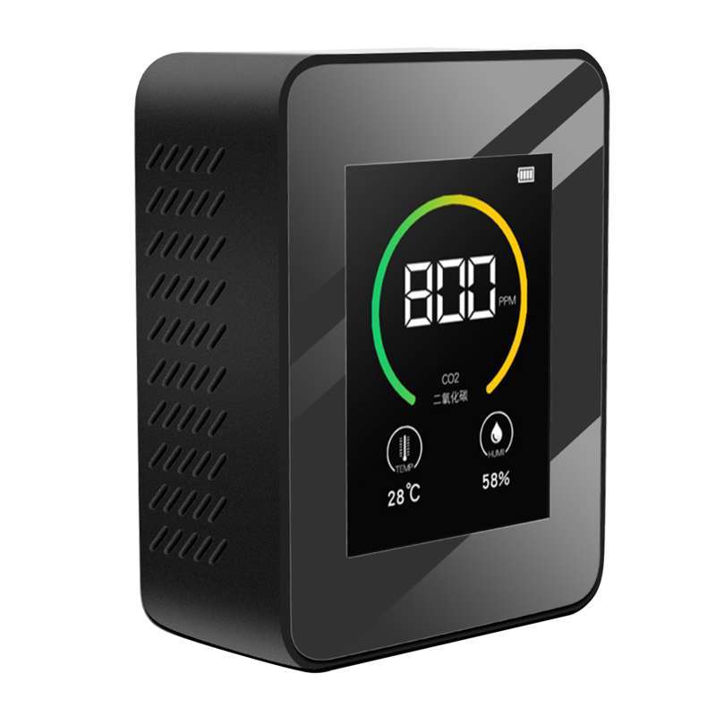 Jual Indoor CO2 Meter Temperature and Relative Humidity Carbon Dioxide Detector Air Quality ...