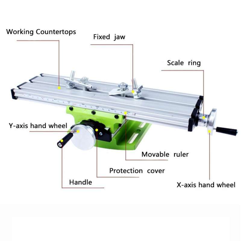 Promo Working Table Milling Machine Multifunction Worktable Compound ...
