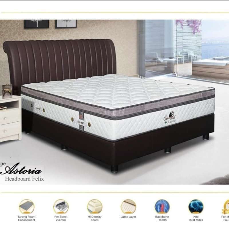 Jual Springbed Latex Backbone Health Astoria Sinomax - Full Set ...