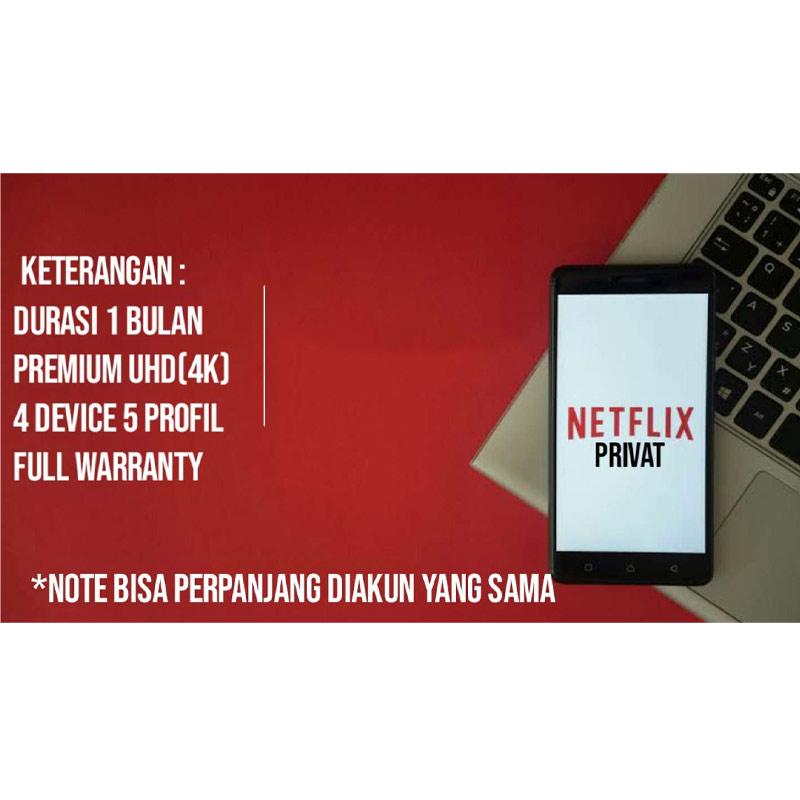 Jual NETFLIX PREMIUM 4K(UHD) di Seller DwpStores - Tegiri, Kab ...