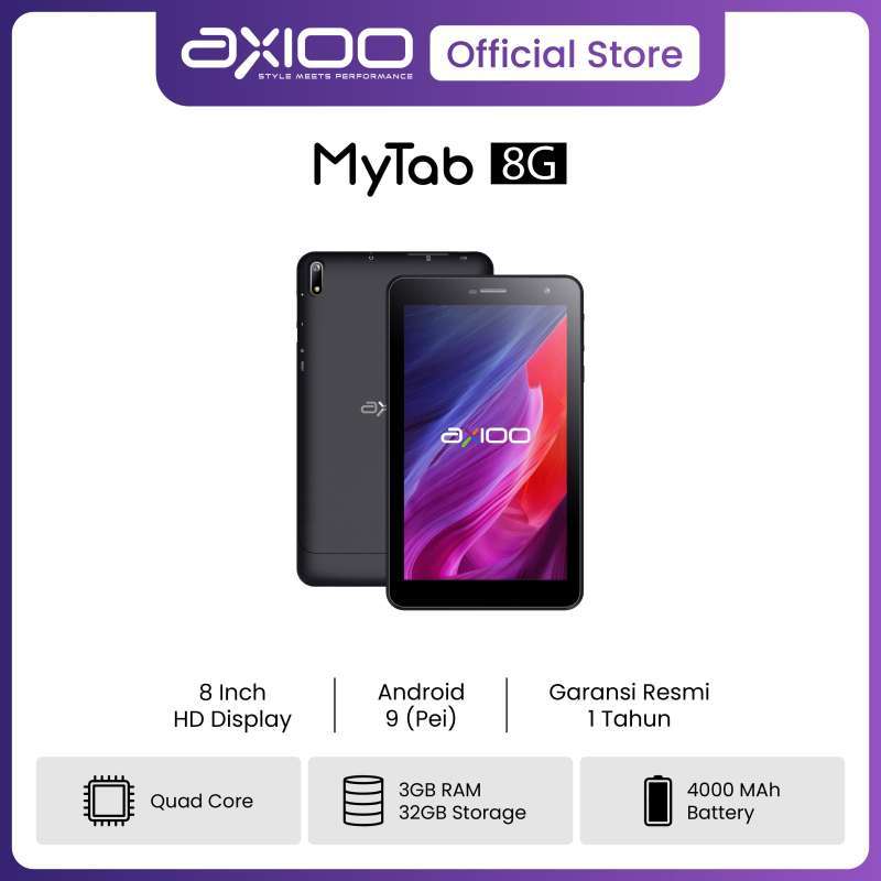 Jual Tablet Axioo Mytab 8g (ram 3gb/ 32gb Storage) 8” Ips Display ...