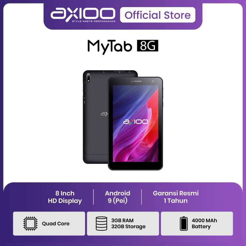 Jual Tablet Axioo Mytab 8g (ram 3gb/ 32gb Storage) 8” Ips Display ...