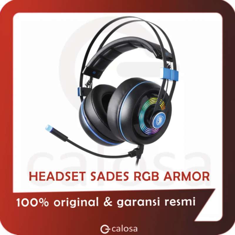 Jual Sades Armor RGB Realtek 7.1 Gaming Headset di Seller Calosa Gadget ...