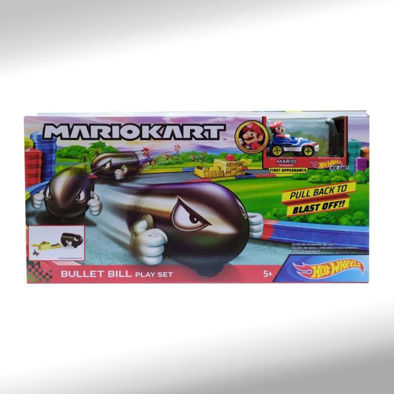 Jual Hot Wheels Hotwheels MarioKart Mario Kart Bullet Bill Playset di ...