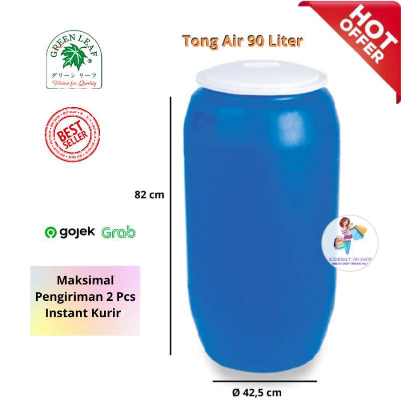 Jual Ember Besar Tong Air 90 L - 0509 Green Leaf Di Seller Kimberly 90 ...