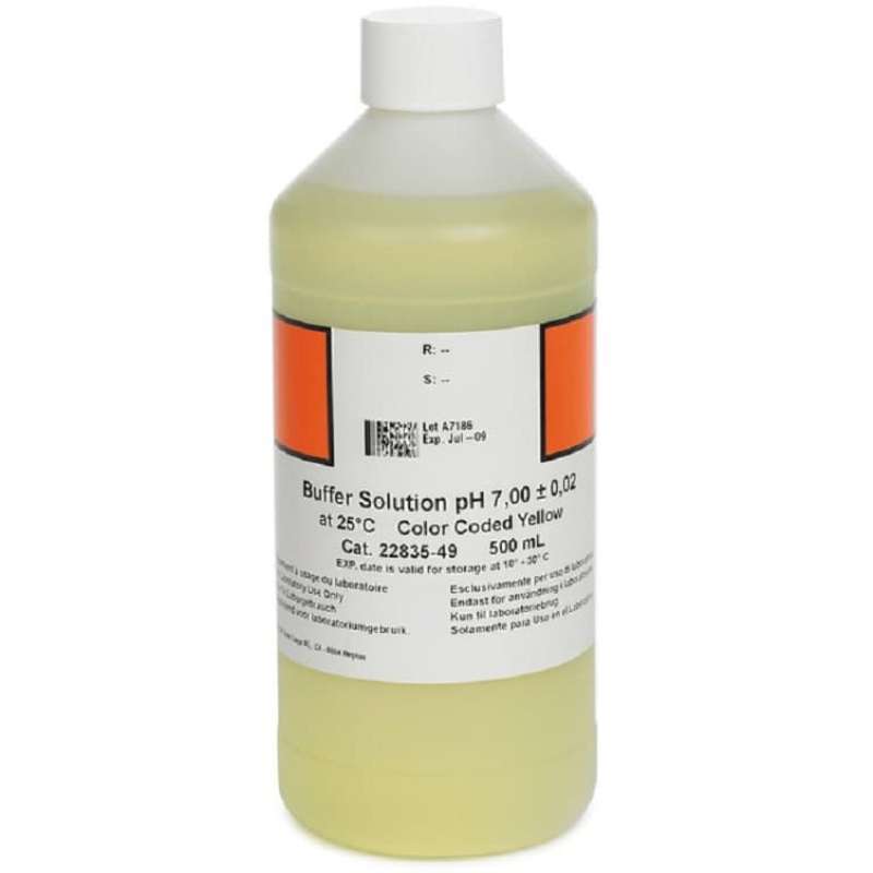 Jual Buffer Solution Ph 7 .00 Color Coded Yellow 500 Ml | Hach 2283549 Di Seller Lab Store ...