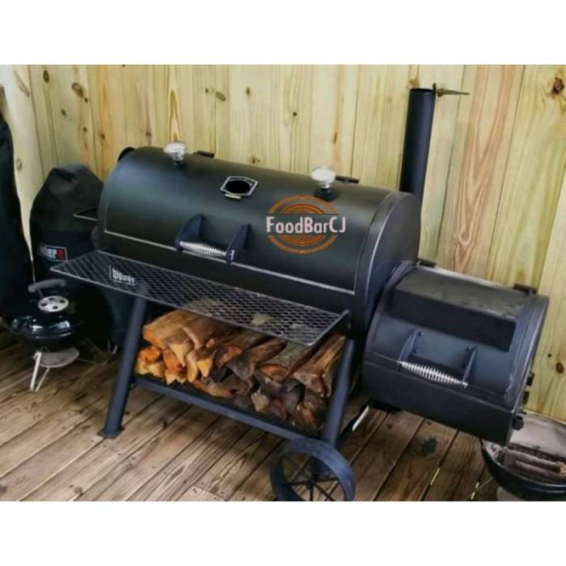 Jual Bbq Alat Daging Asap Smoked Brisket Horizontal Reverse Offset ...