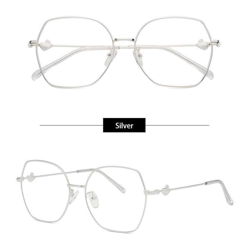 Jual Viendo Kacamata Anti Radiasi Wanita Pria Korea Besi Kotak Frame ...