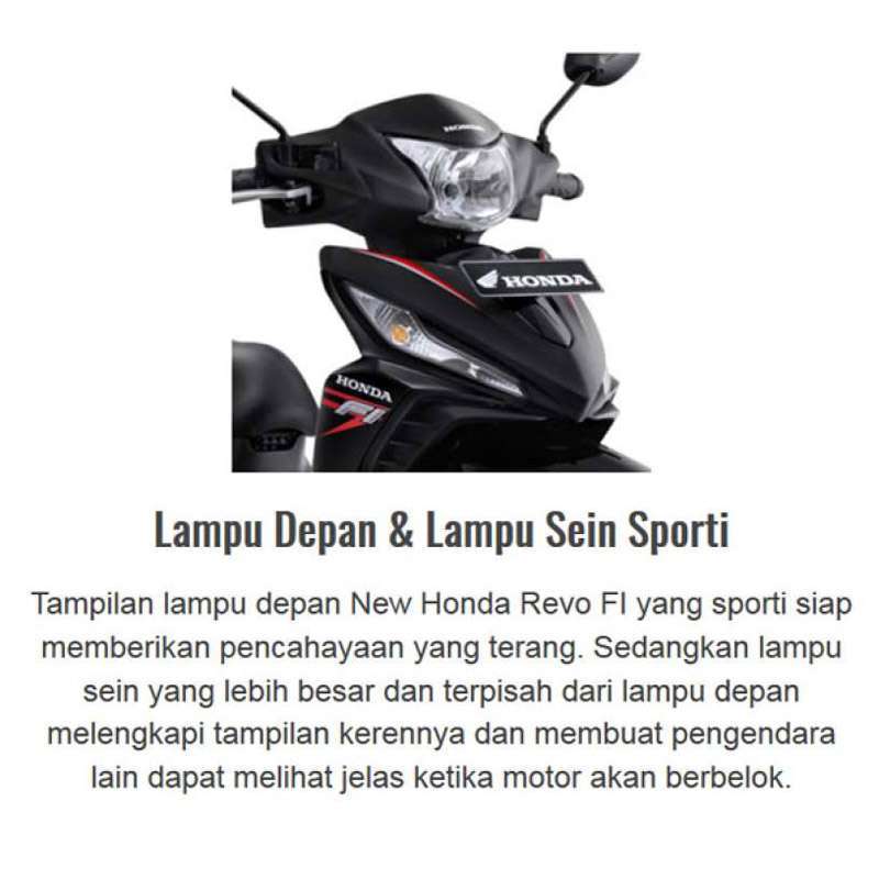 Promo Honda Revo X Sepeda Motor - Quantum Black Pontianak Diskon 1% Di ...