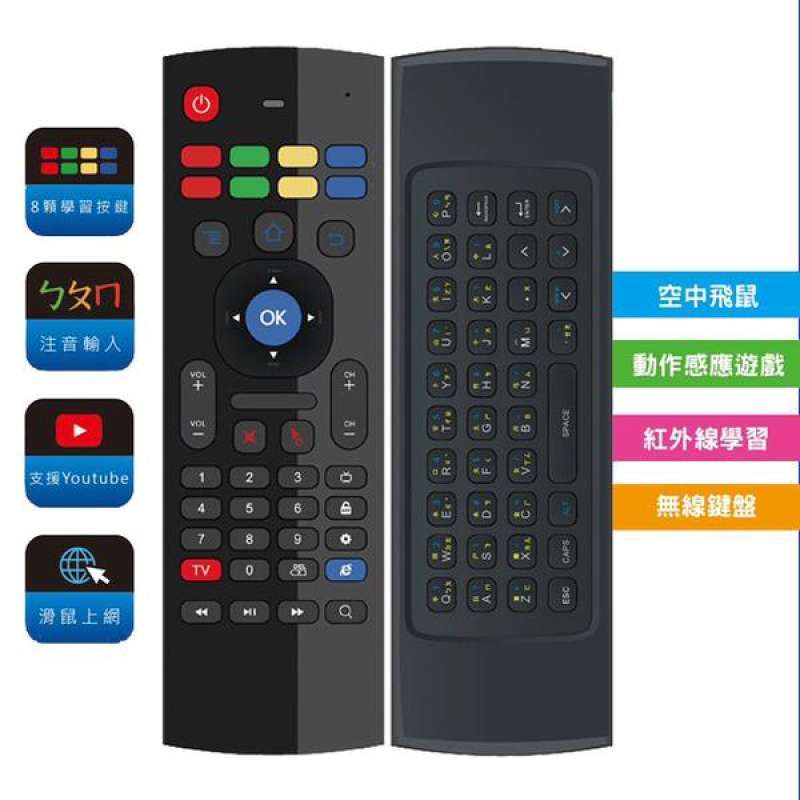 Jual TV box dedicated flying squirrel Chinese keyboard remote control ...