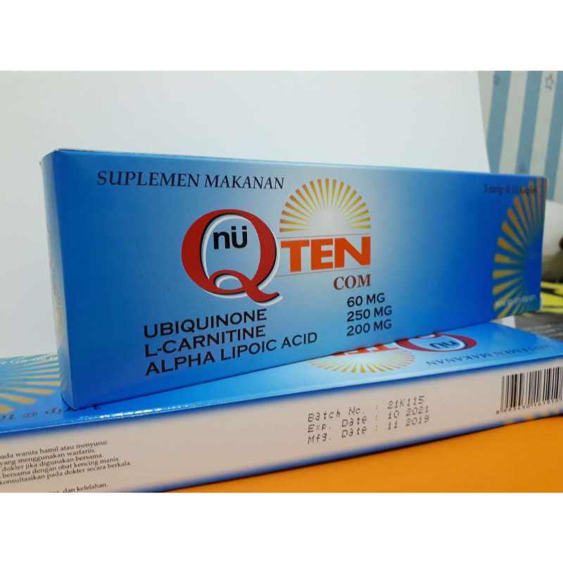 Jual Nu Q Ten Com Per Box 30 Tablet Suplement Jantung Novell Di Seller ...