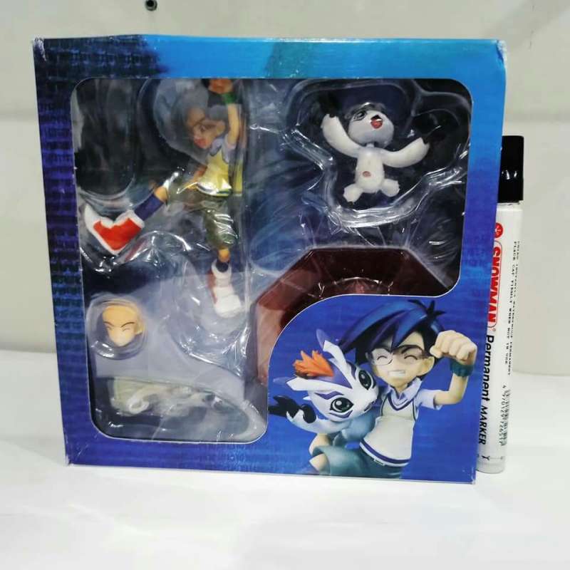 Jual mainan figure digimon monster joe dan gomamon GEM Digimon ...