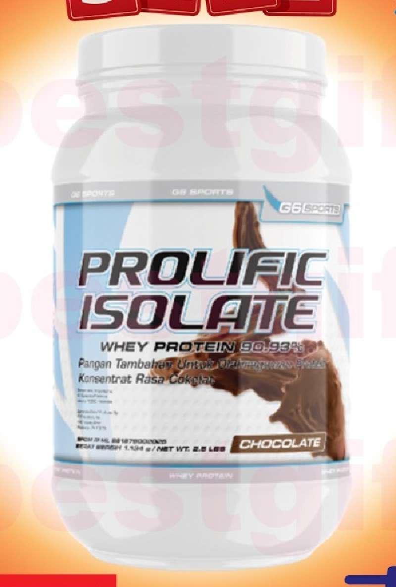 Jual GNC SDC G6 PROLIFIC ISOLATE CHOCOLATE PROTEIN WHEY SUSU SOY SUGAR ...
