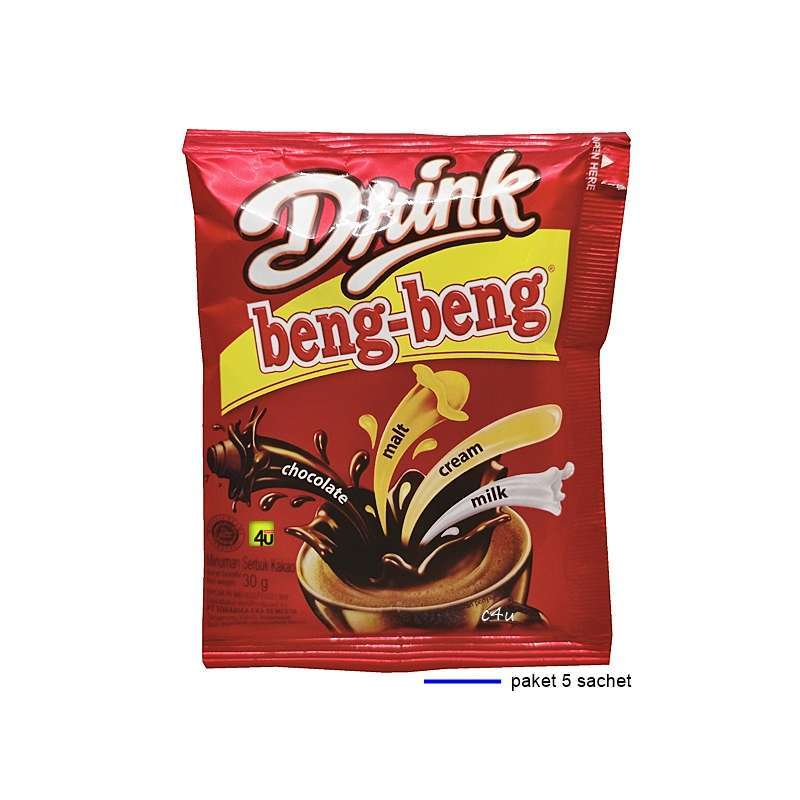 Jual Beng Beng CHOCOLATE DRINK [Paket 5 sachet] di Seller cemilan4u ...