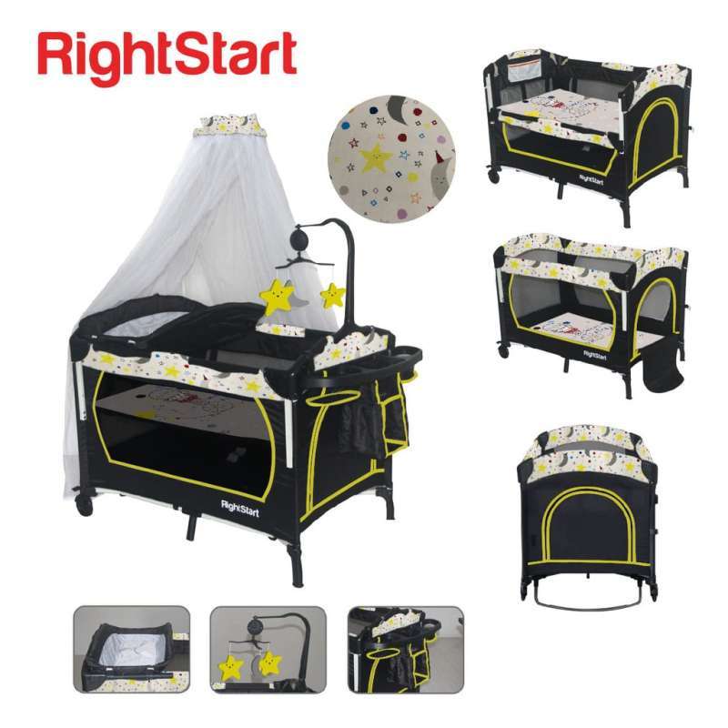 Jual Termasuk Ayunan Box Right Start Playard Ranjang Bayi 8 In 1 Free ...