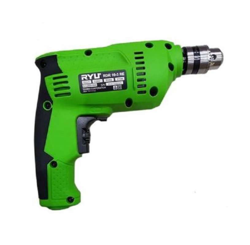 Promo BOR RYU RDR10-3RE 10 mm FREE 2 Mata Bor - Bor Listrik Besi Kayu ...