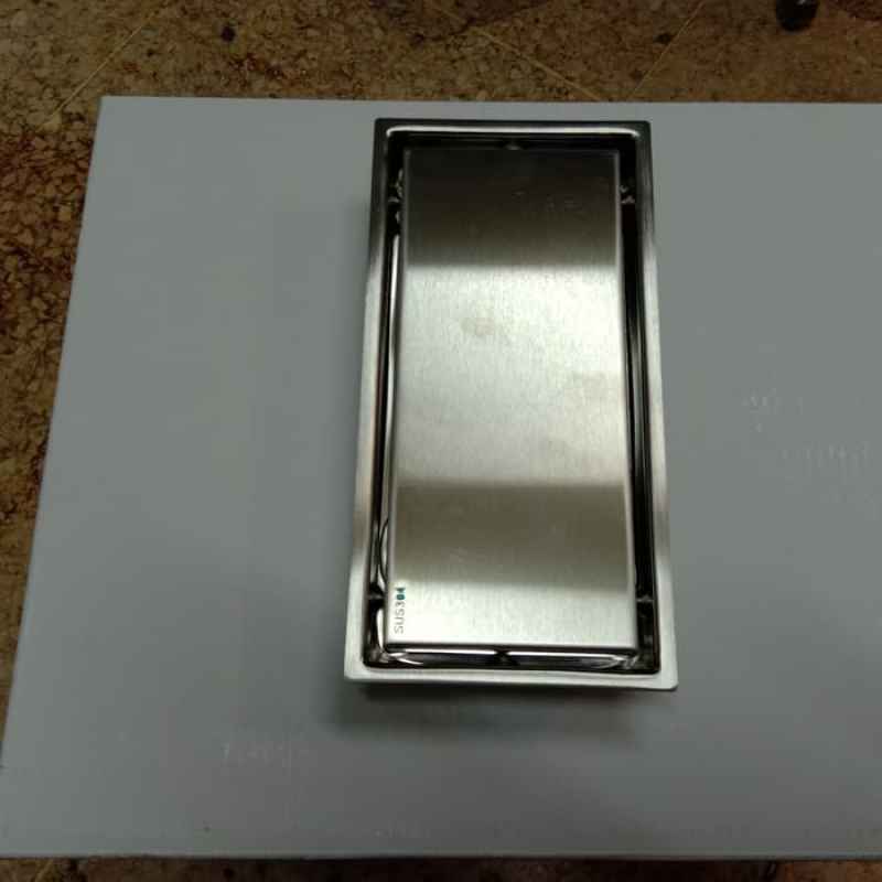 Promo Floor Drain Smart Floor Drain Stainless-Tile Insert model panjang ...
