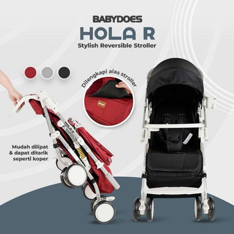Promo Babydoes Stroller Olla R (reversible) Handle 319 Sn Diskon 9% Di ...
