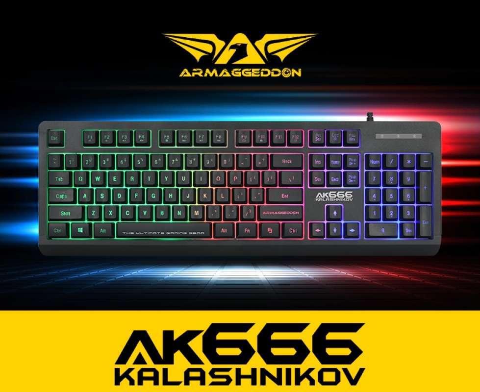 Jual Keyboard Gaming Armaggeddon AK666 Kalashnikov - Armagedon AK-666 ...