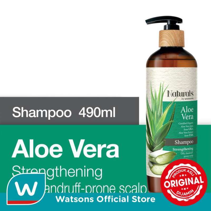 Promo NATURALS BY WATSONS Aloe Vera Shampoo Diskon 37% di Seller ...