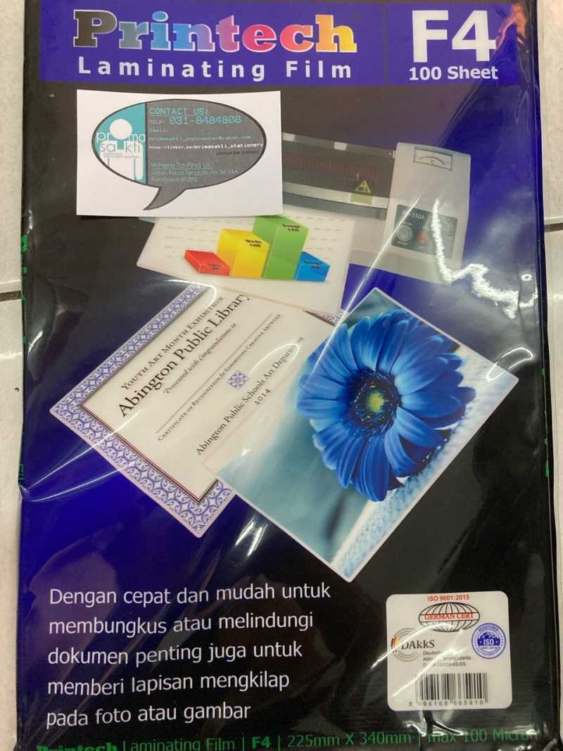 Jual Plastik Laminating F4 Ukuran 225 X 340 🏷️ Original Terbaru ...